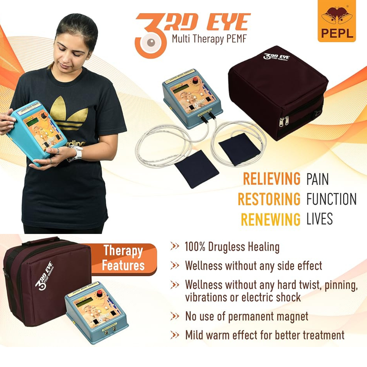 3rd EYE PEMF MULTI THERAPY DEVICE – PEPL Home