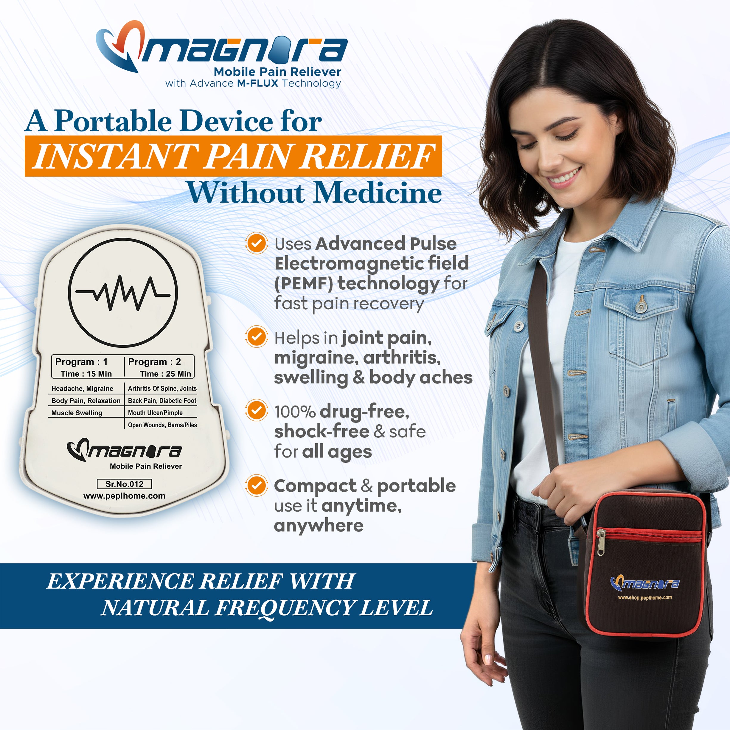 Magnora: Portable PEMF wellness Device – PEPL Home